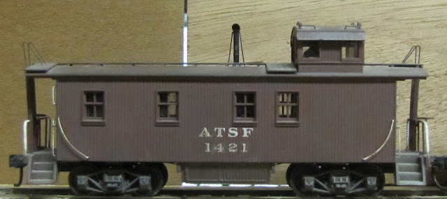 Models and Kitbashes by NightOwlModeler: Santa Fe Cabooses (Part 1 ...