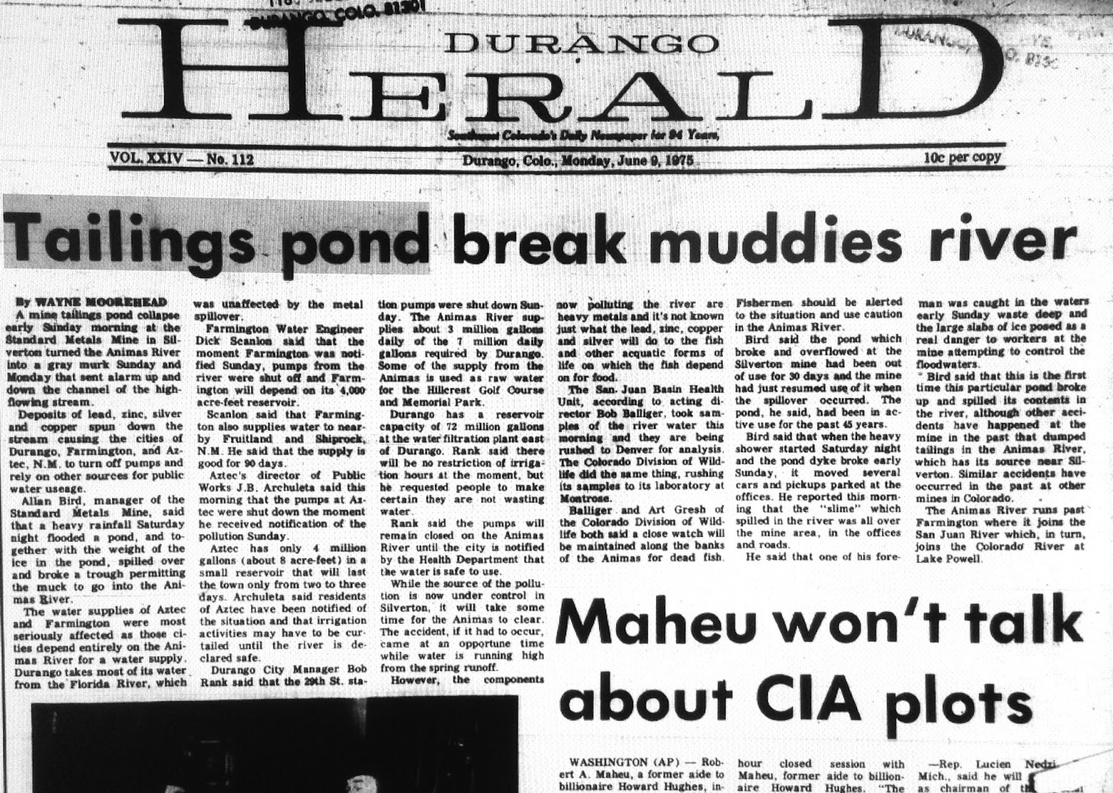 Jonathan P. Thompson: The Gold King Mine and Animas River Spill