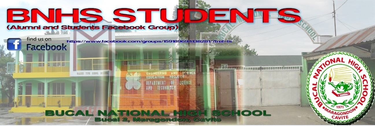 Dince's Chronicles: BUCAL NATIONAL HIGH SCHOOL