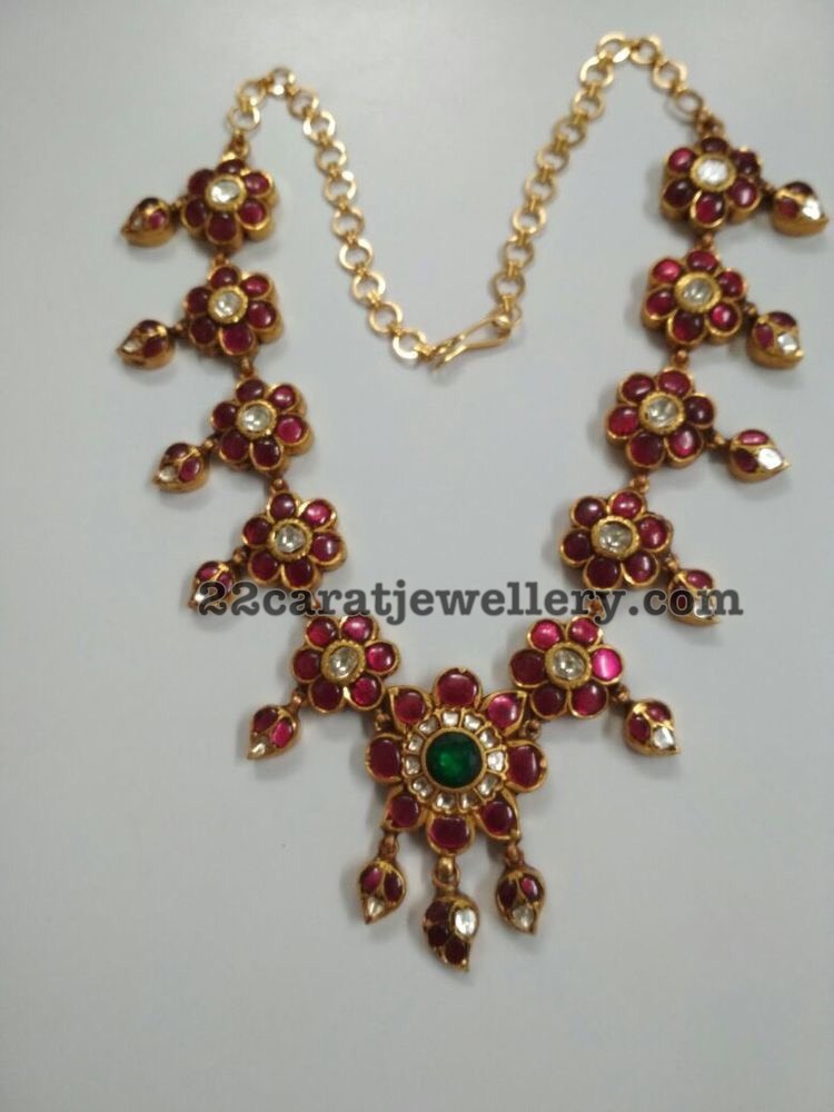 Burmese Rubies Pendant Sets - Jewellery Designs