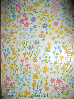 The Hausfrau Journal: Vintage Floral Contact Paper