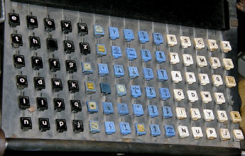 Lanier Sullivan Portfolio: The Linotype Machine | 1886 AD