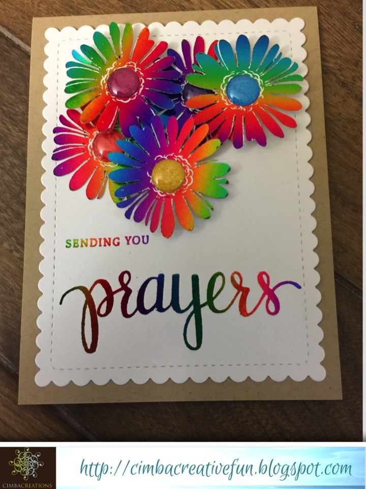 Cimbacreativefun: Hero Arts Sunshine Flowers and Prayers