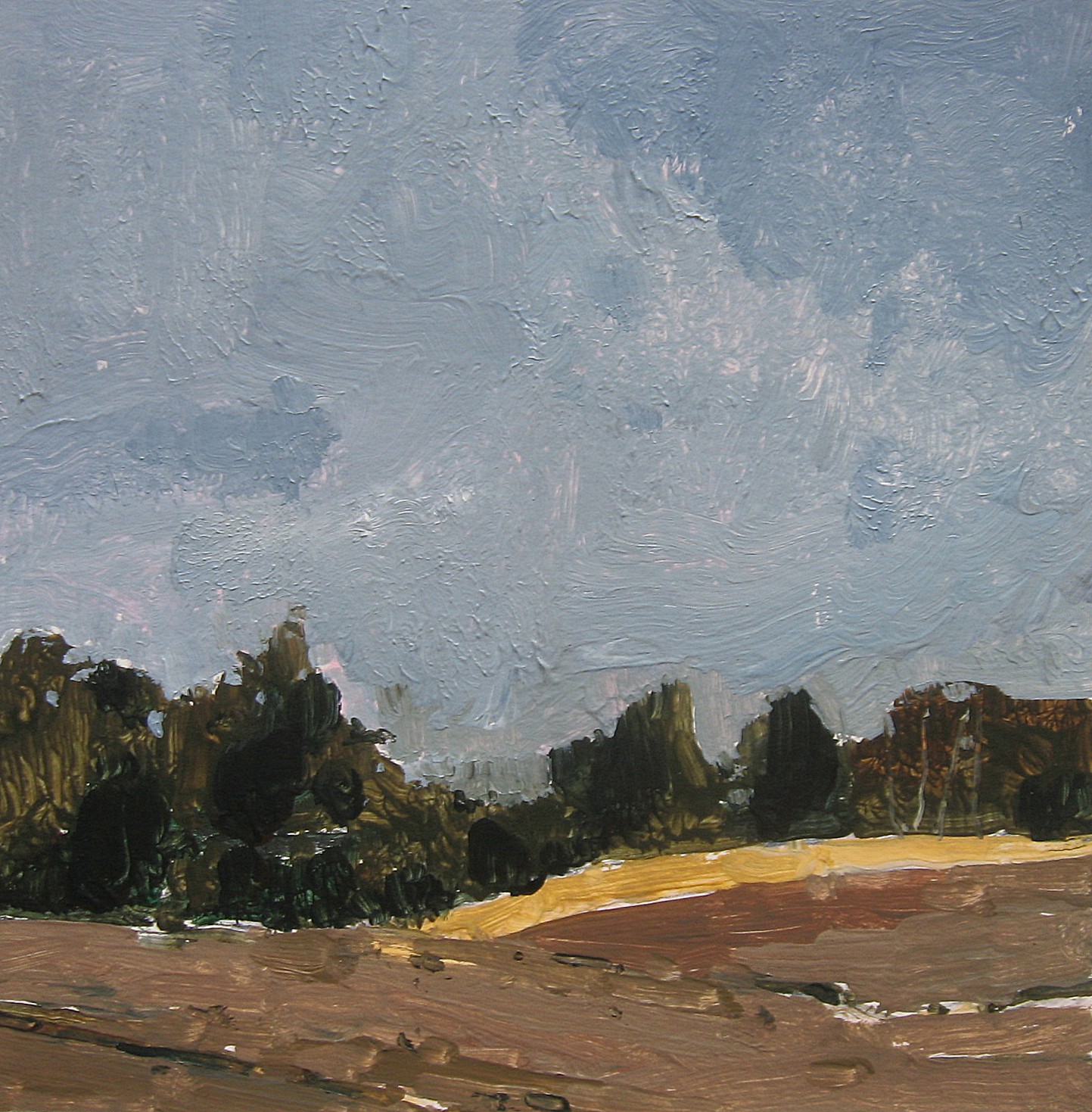 Landscape Paintings...Harry Stooshinoff: Overcast, Late November