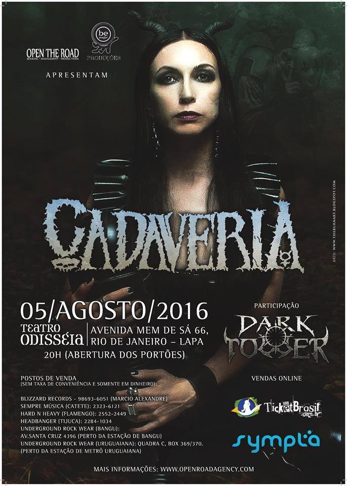 Ultimo Volume: Cadaveria confirma primeira turnê pelo Brasil após 15 ...