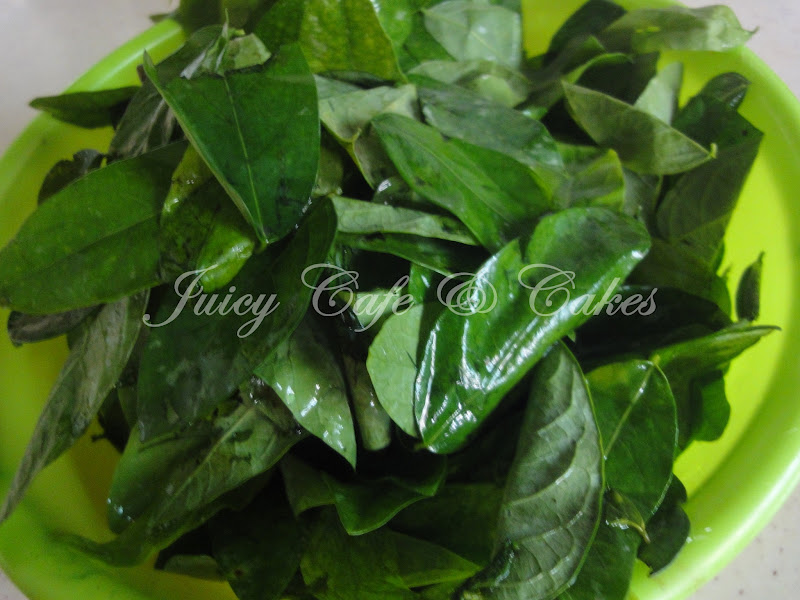 JUICY CAFE: MASAK LEMAK DAUN TURI & KELEDEK