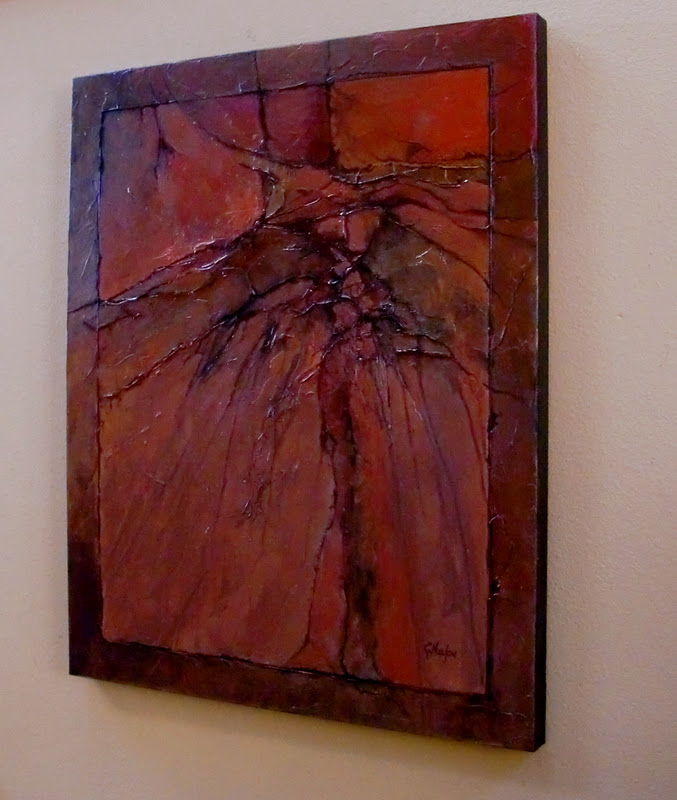 CAROL NELSON FINE ART BLOG: "EARTH ELEMENTS" 11083, textured geologic ...