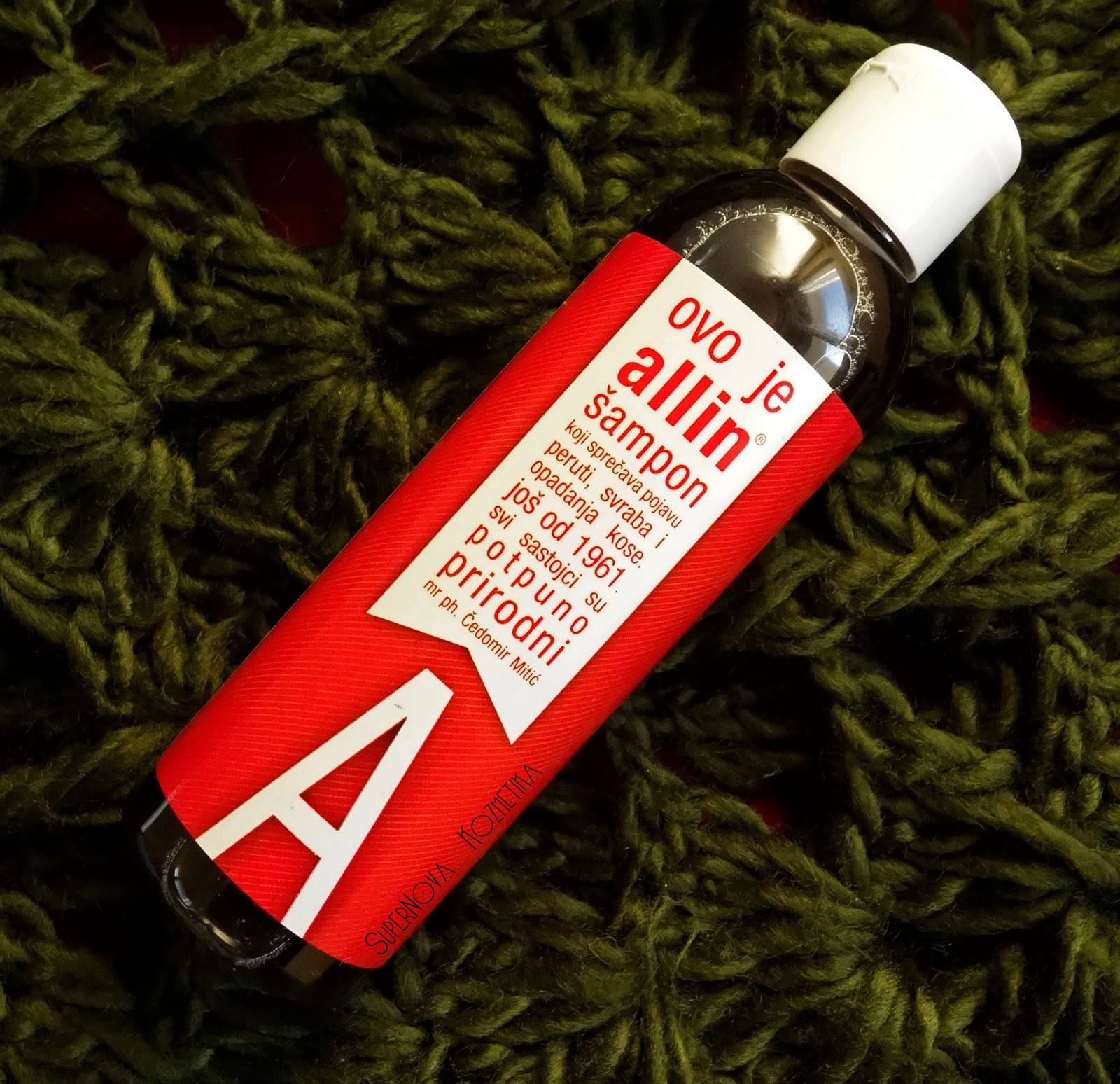 SuperNova Kozmetika: Allin šampon protiv peruti, svraba i opadanja kose
