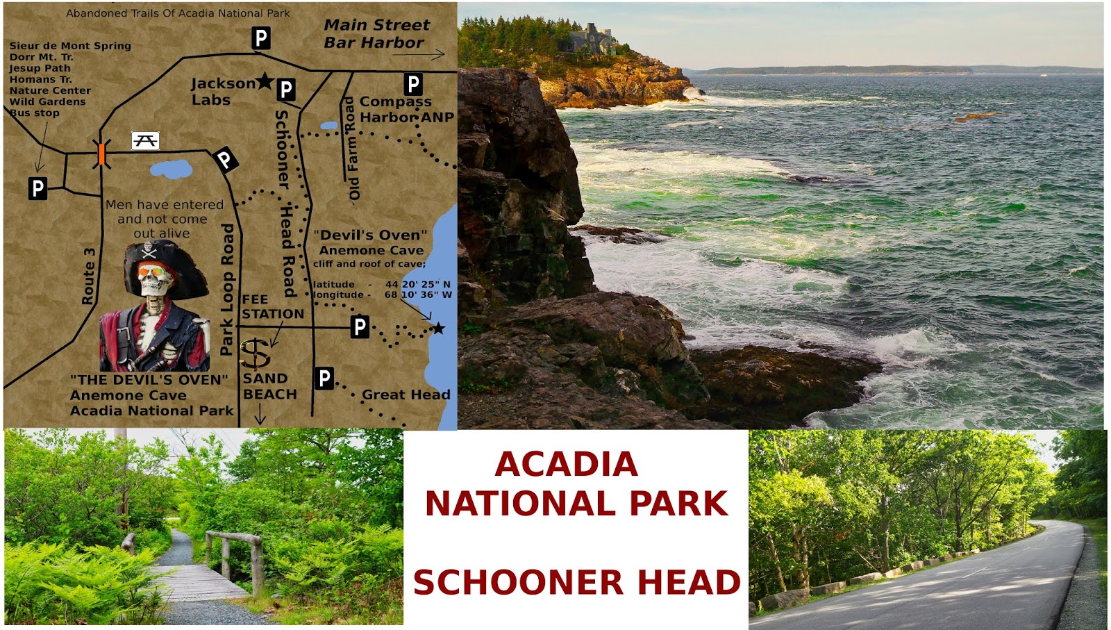 OLD MAPS OF ACADIA NATIONAL PARK: MAPS I MADE OF ABANDONED AND LOST ...