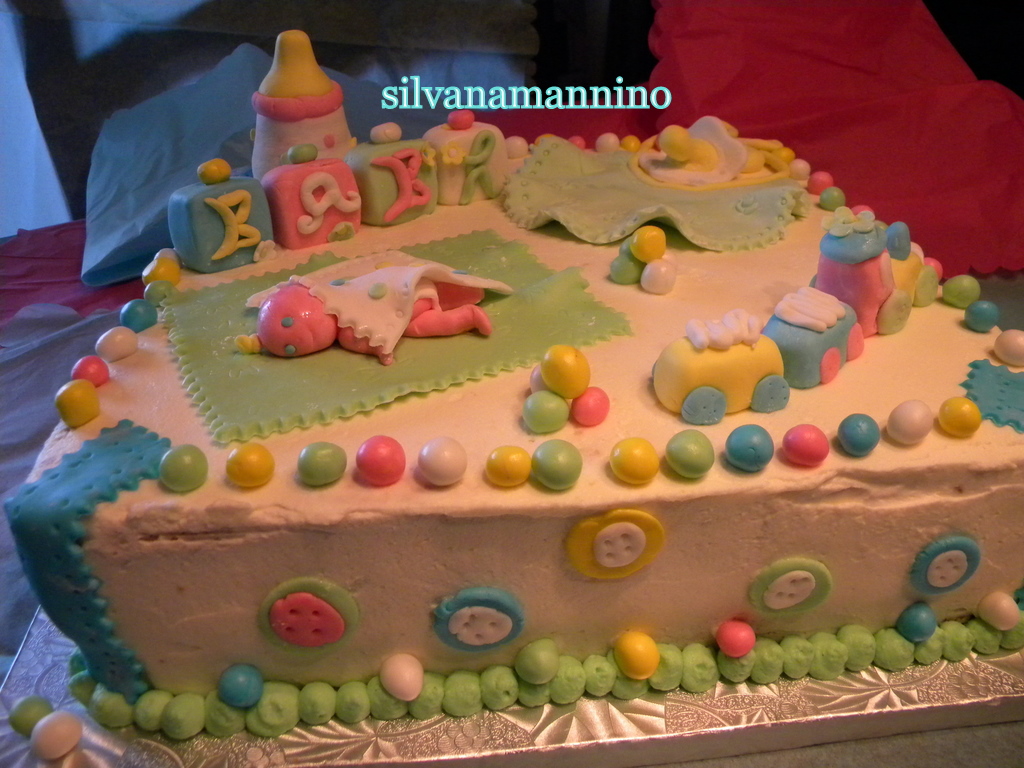 sale&pepe: baby shower cake(torta per nascita)
