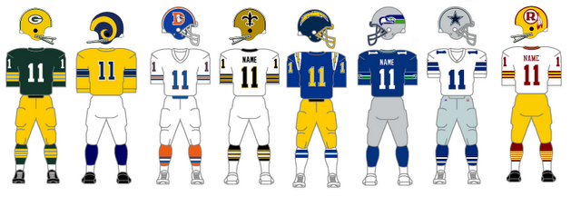 The Gridiron Uniform Database: Best NFL Uniform Tournament, Part 4