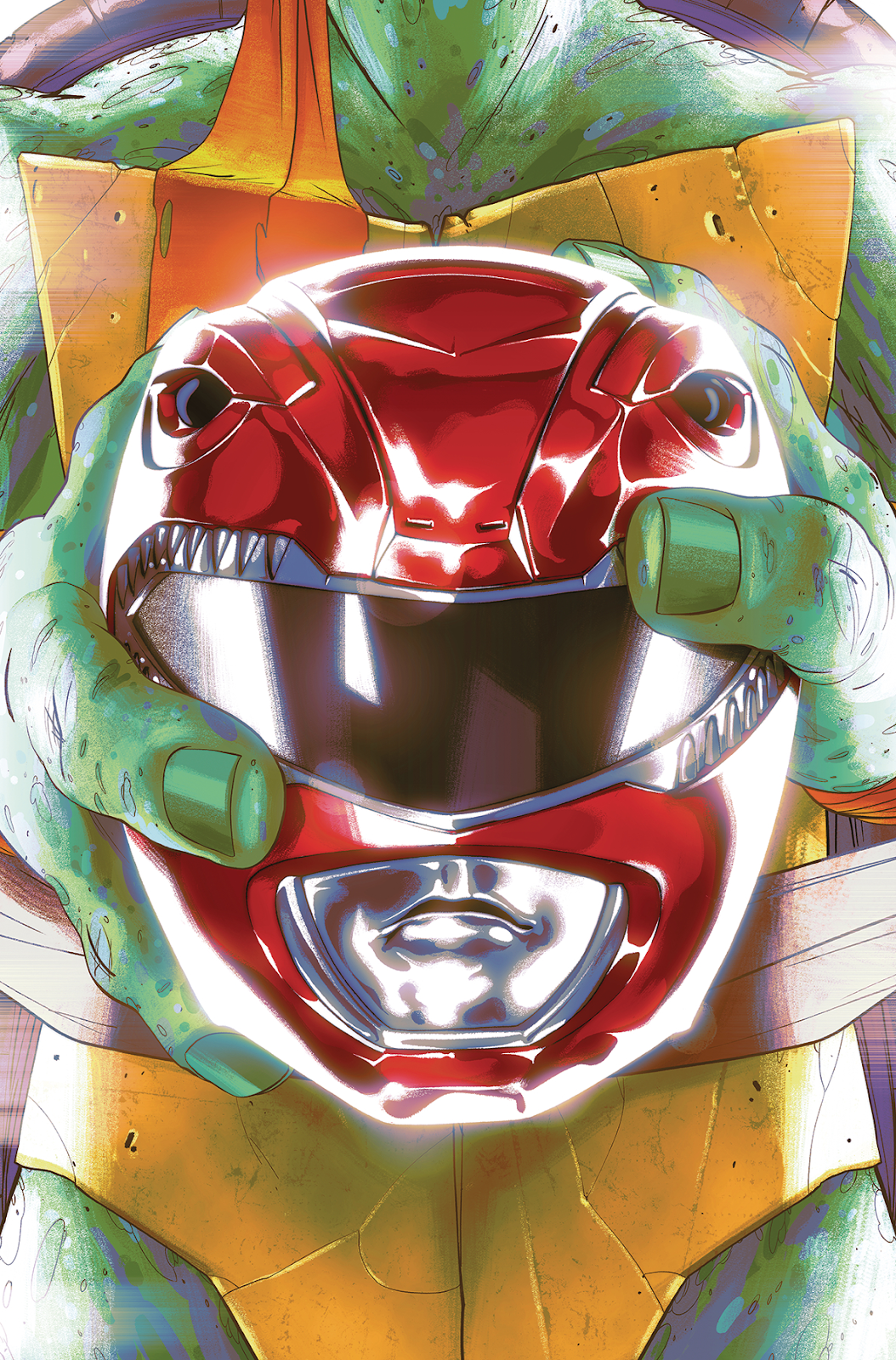 NickALive!: First Look at 'Mighty Morphin Power Rangers/Teenage Mutant ...