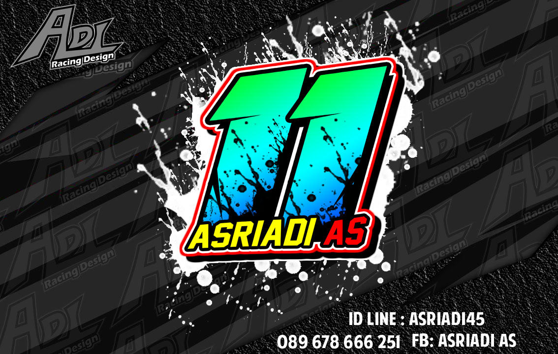 DESAIN NOMOR START DAN NAMA ADI RACING DESAIN: Desain Nomor Start Balap ...