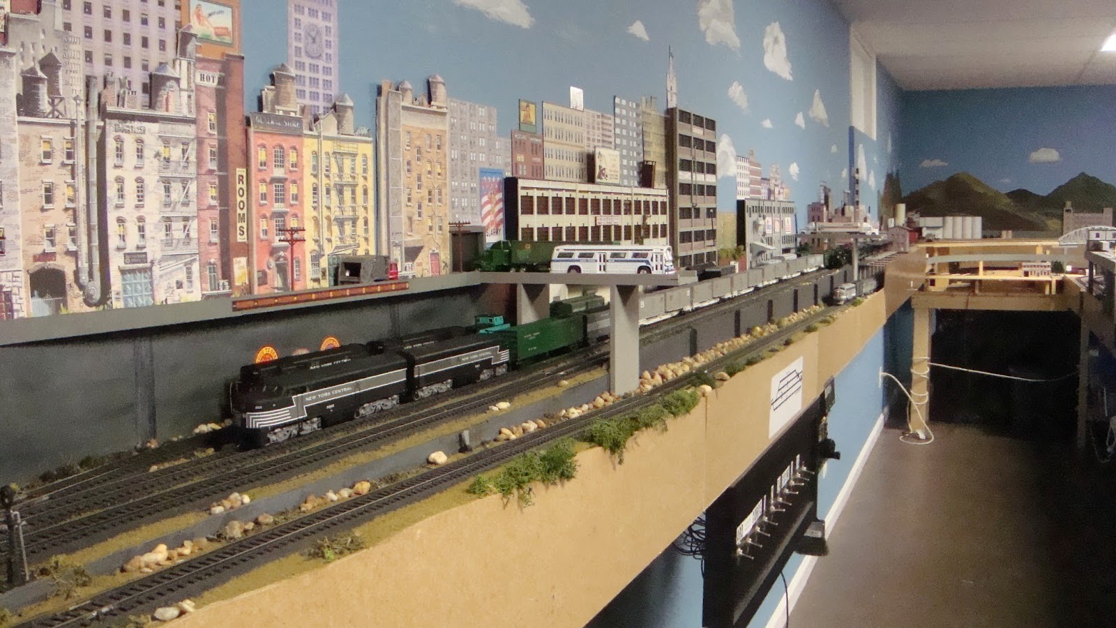 New York Central Train Layout: Industry City Rail Traffic