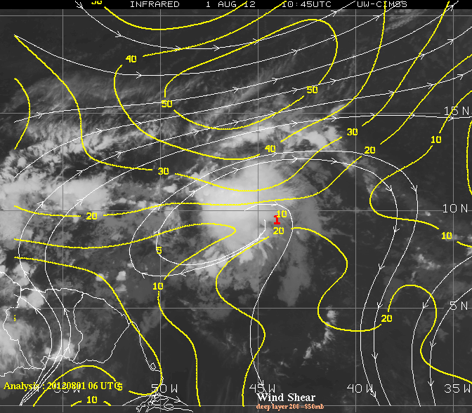 Tropical Atlantic Update: Easterly wave nearing Depression strength