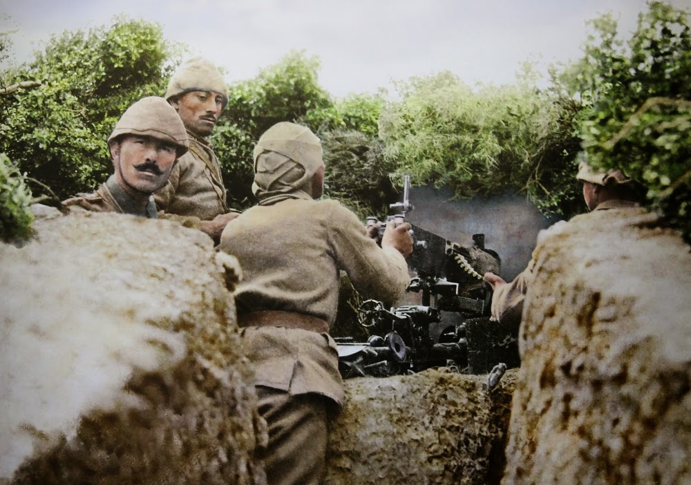 Mustering the Troops: Amazing colourised photos of Gallipoli
