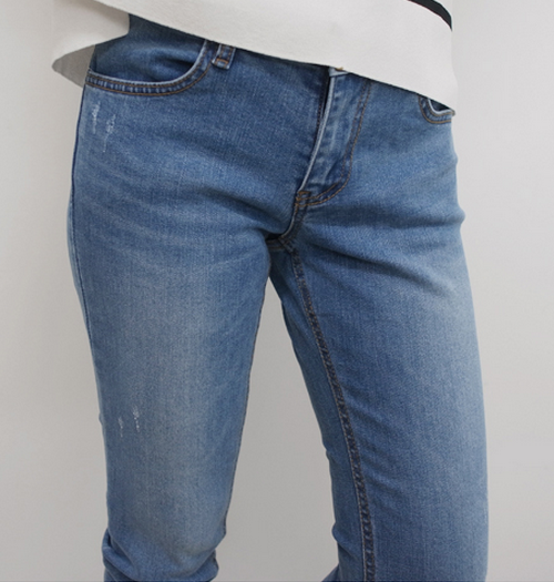 [Holicholic] Blue Wash Skinny Jeans | KSTYLICK - Latest Korean Fashion ...