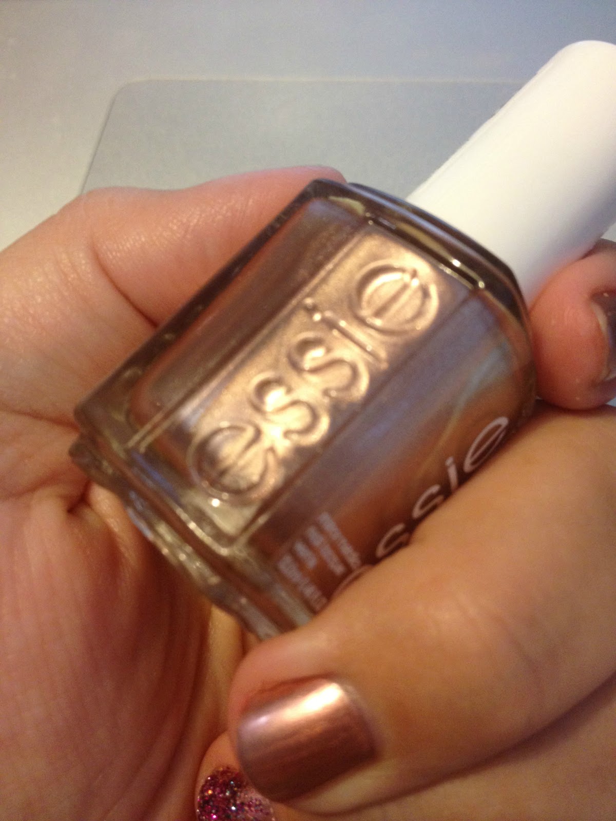 Mani Curiously...: What a pretty penny!! Essie - Mirror Metallics ...