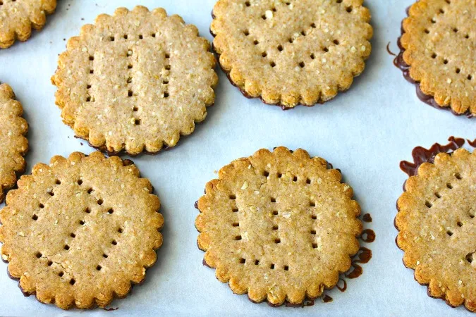 Chocolate Covered Digestive Cookies | Karen's Kitchen Stories