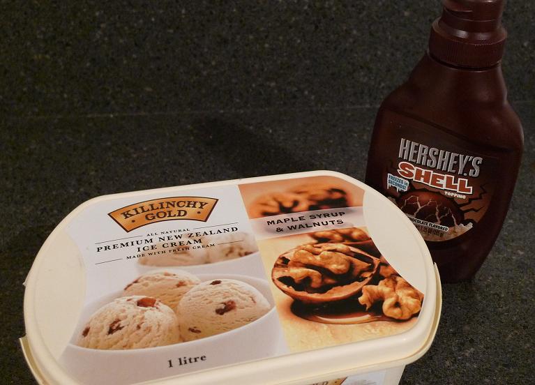 feed the tien: Killinchy Gold's Maple Syrup & Walnut Ice Cream