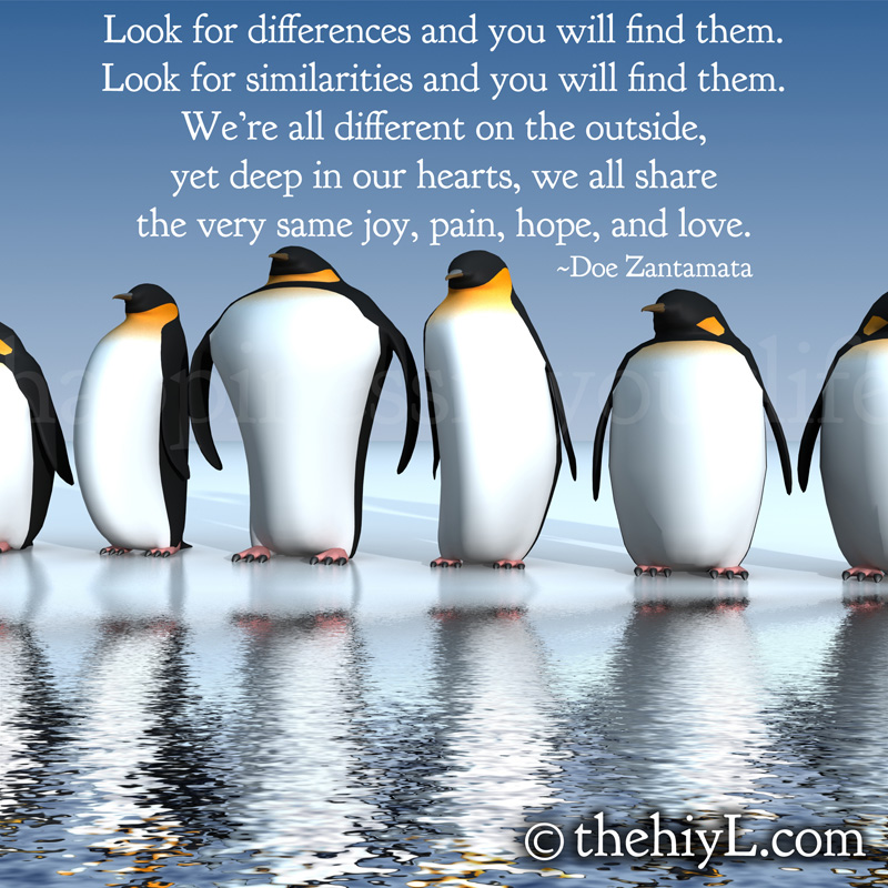 Different but the same