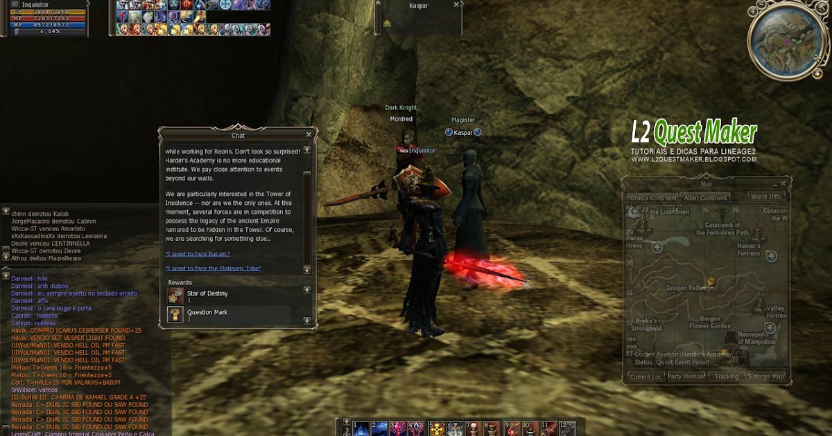 Quest Subclass Extras - I want to face the platinum tribe ~ L2 Quest Maker