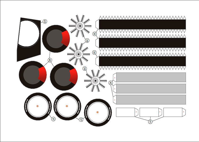SP. Papel Modelismo: PaperCraft - BMW M3 GTR