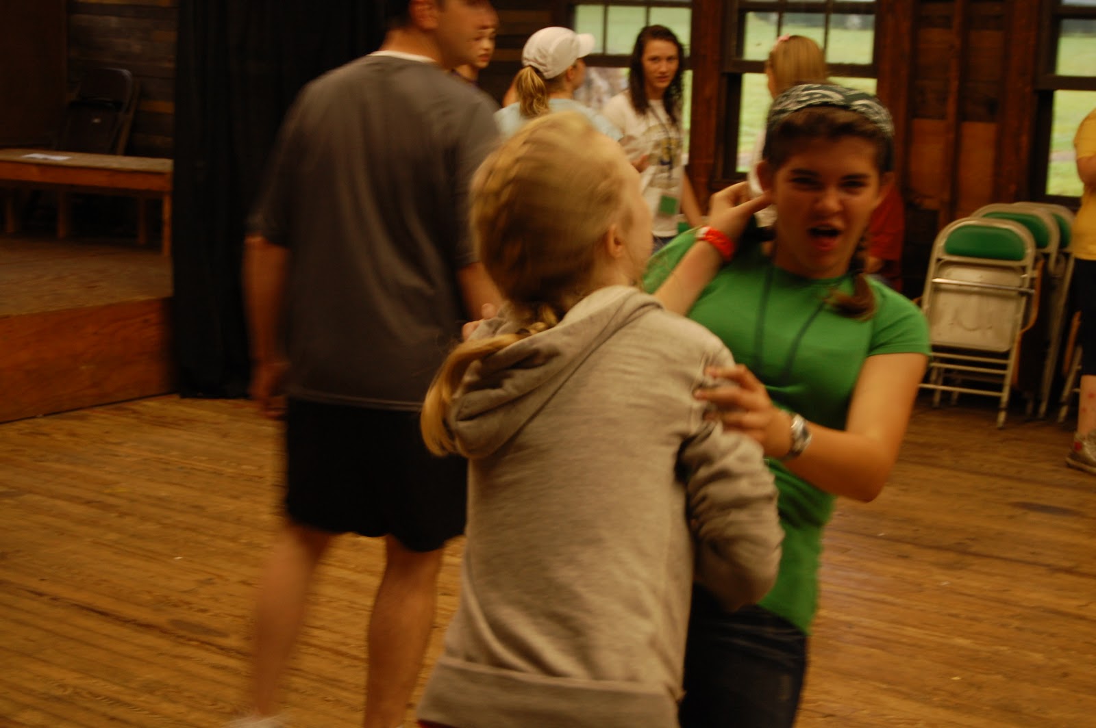 Sean, Trixie, Sabrina & Abby: Girls Camp! Fun for all.