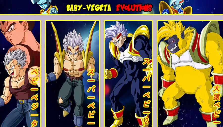 personajes de dragon ball: Baby Vegeta