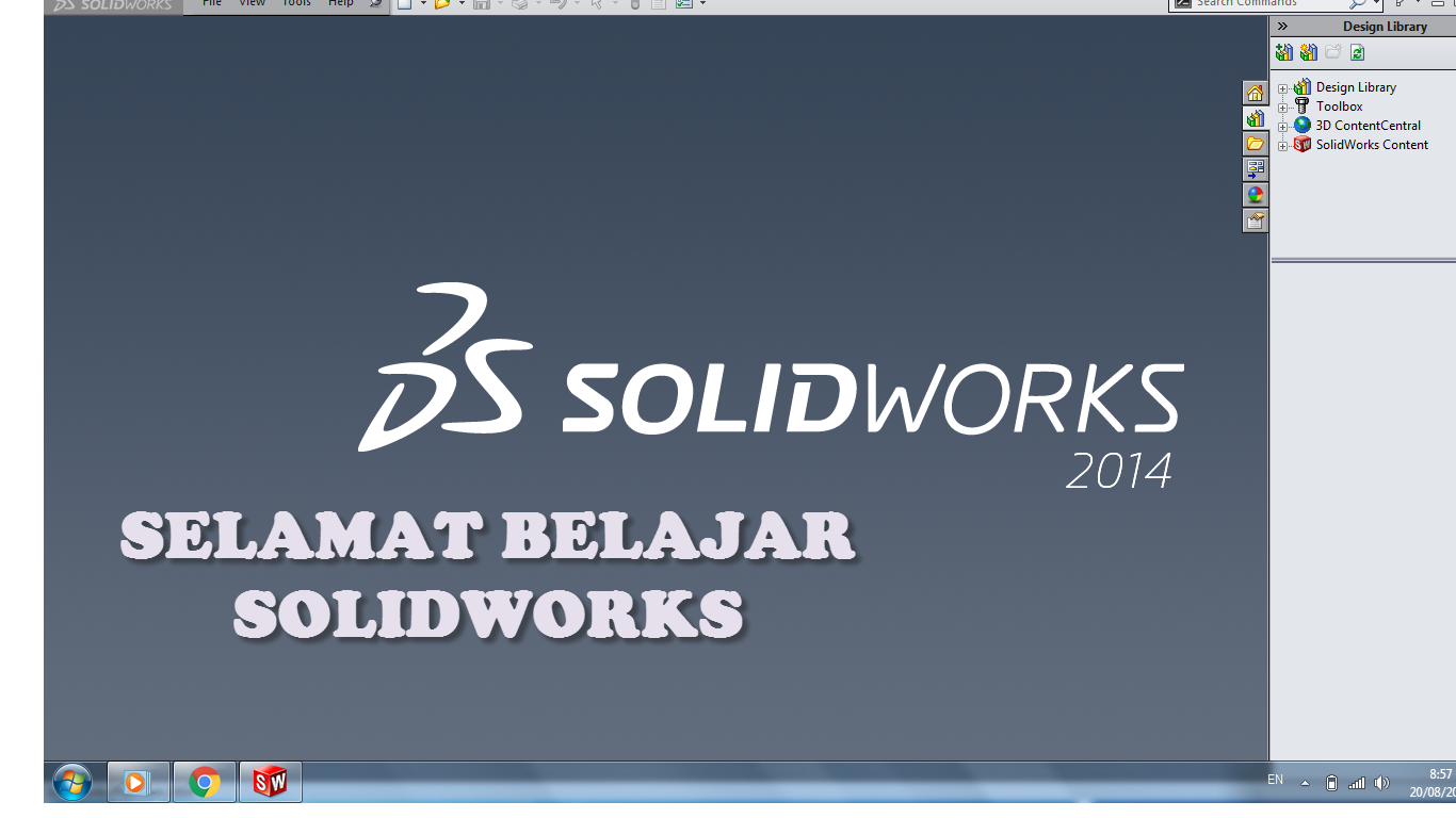 Cara menggambar flange 3D dengan solidworks - belajar solidworks
