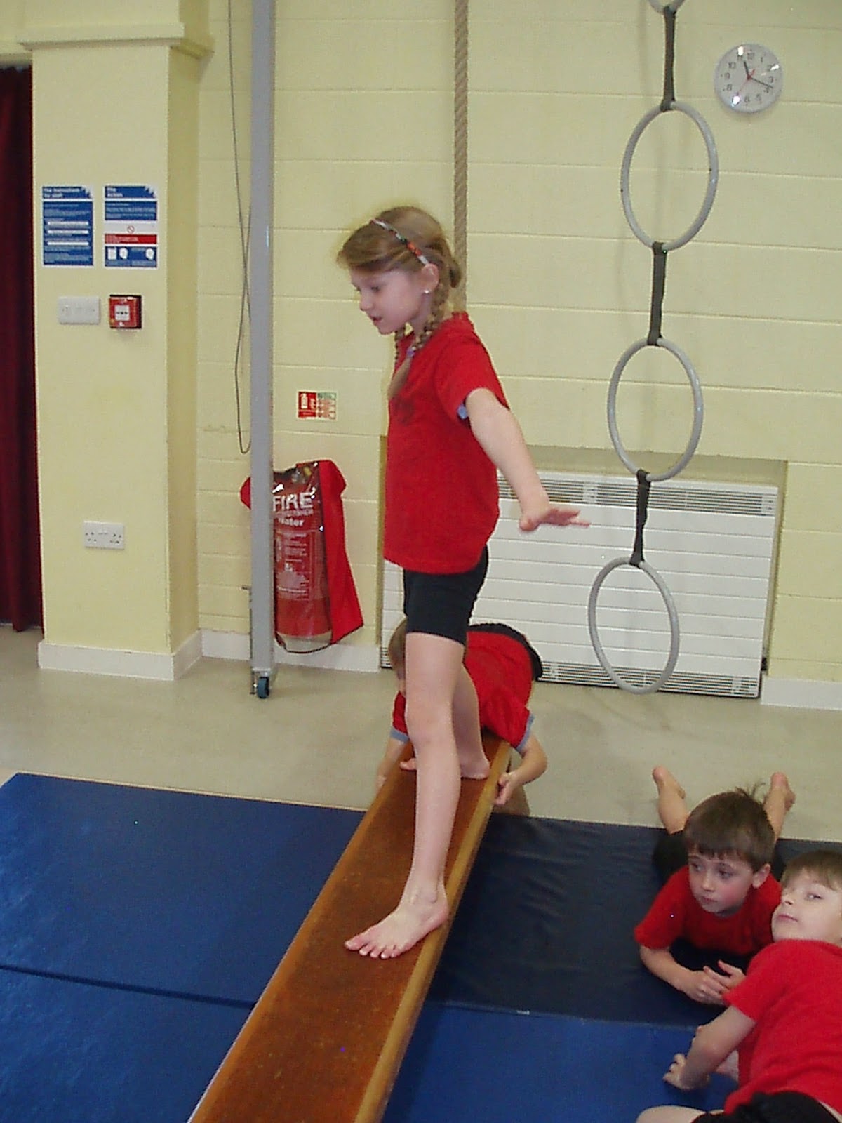 SPS Year 2: Vaulting in gym!