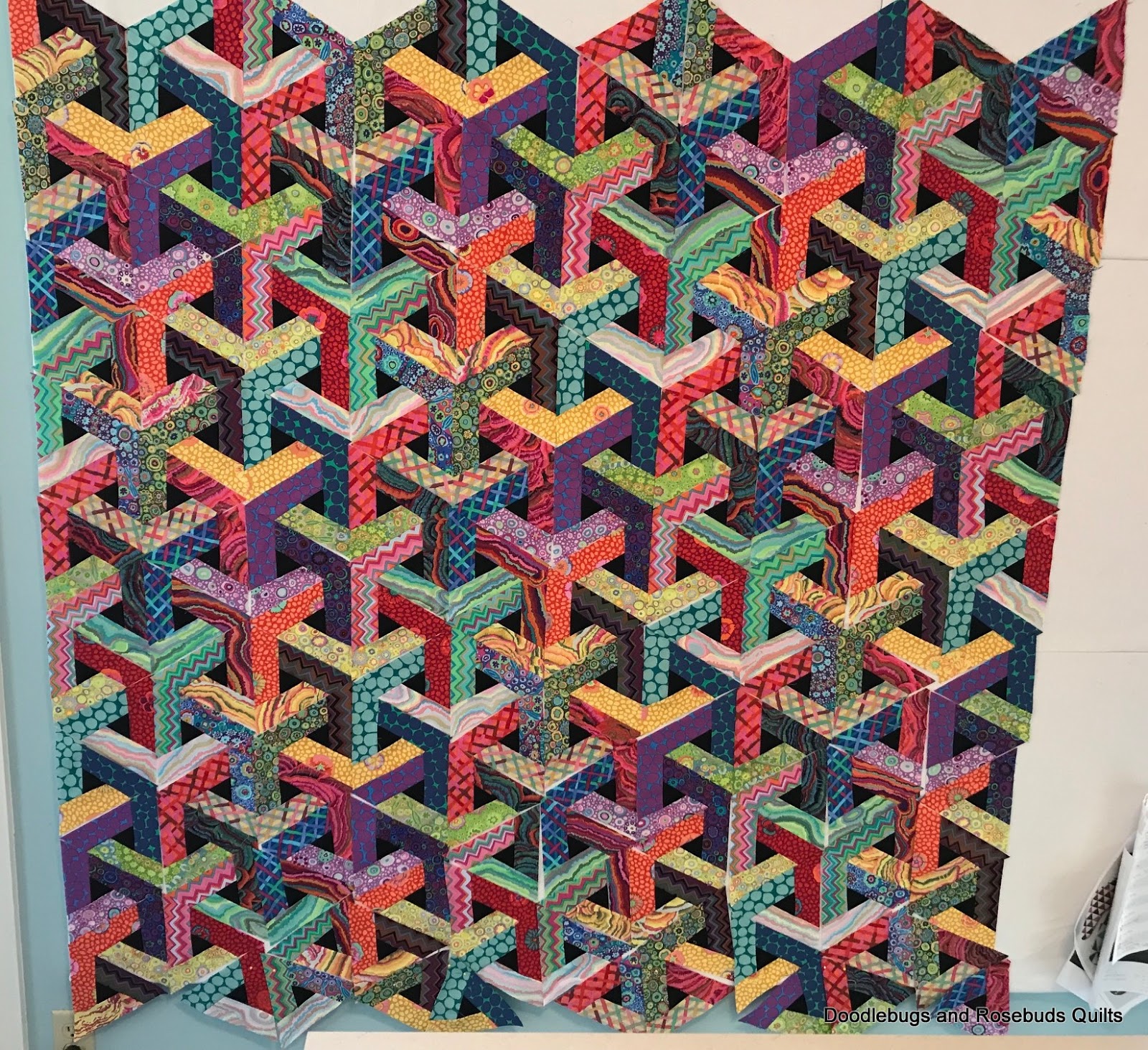 Escher Steps Quilt Pattern