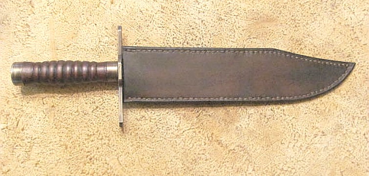Contemporary Makers: Tim Ridge Bowie Knife with Sheath