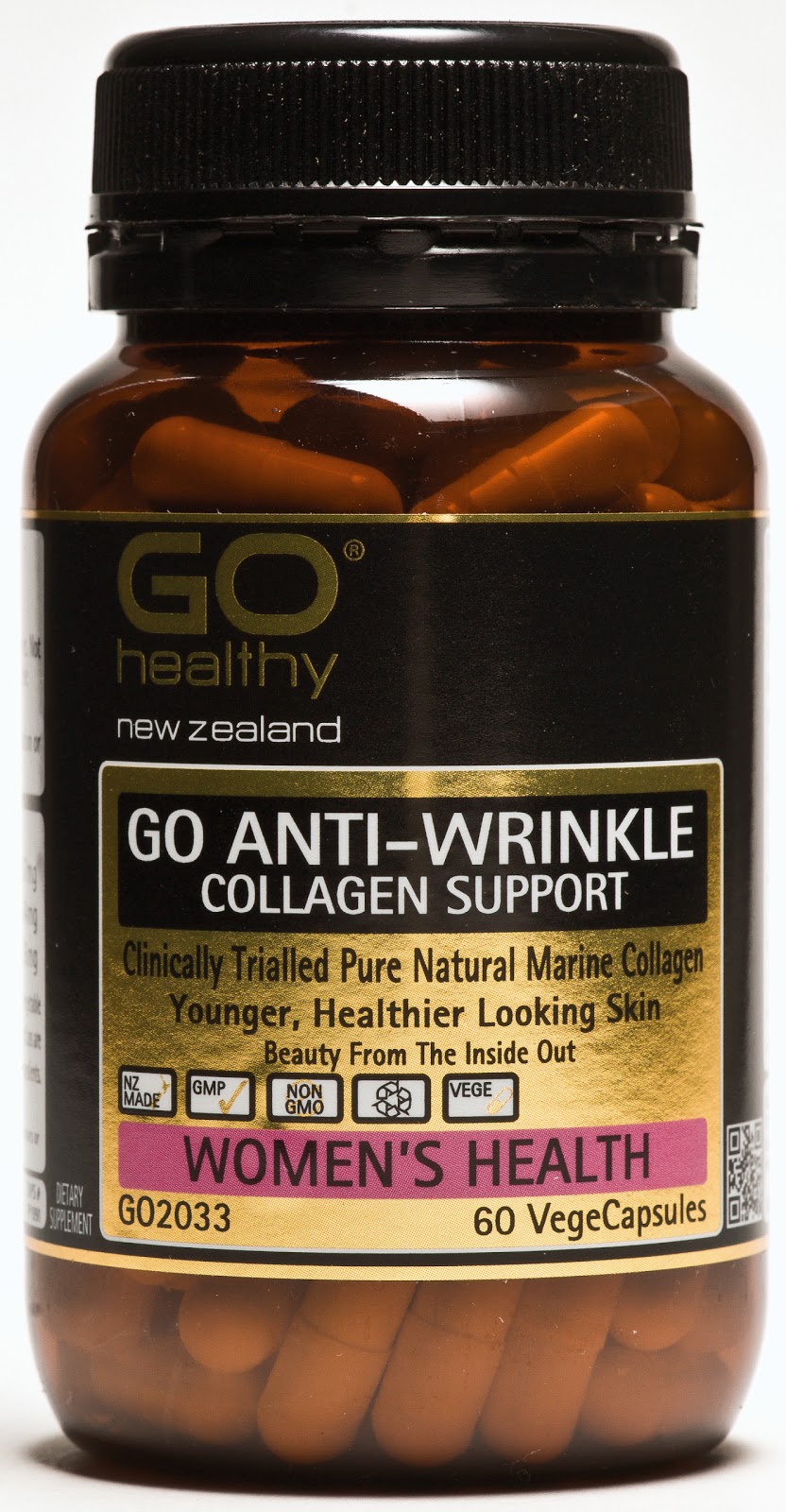 I try: GO Anti Wrinkle Collagen Support