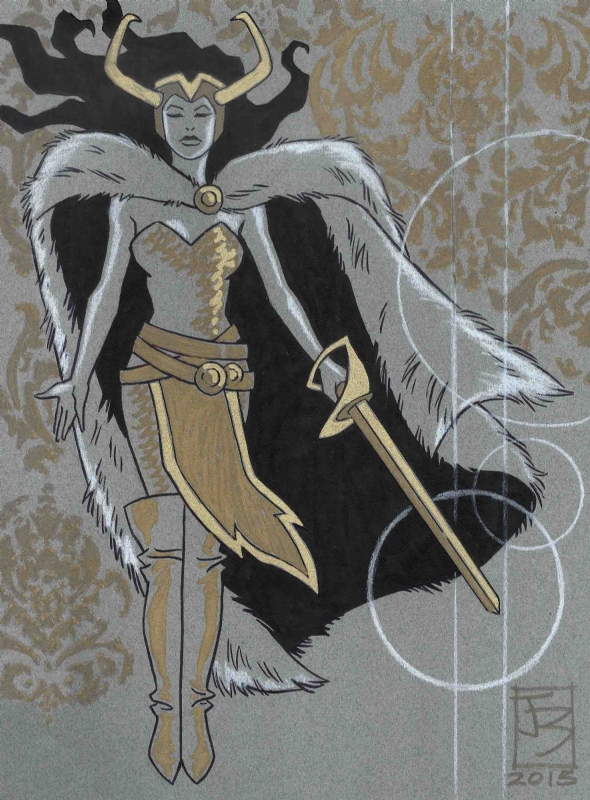 Marvel Comics of the 1980s: Lady Loki by June Brigman