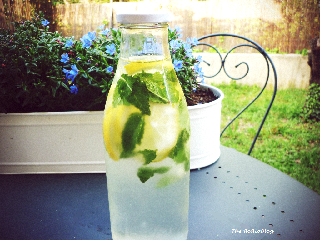 The BoBioBlog: Les boissons healthy de l'été : Detox water Citron Menthe