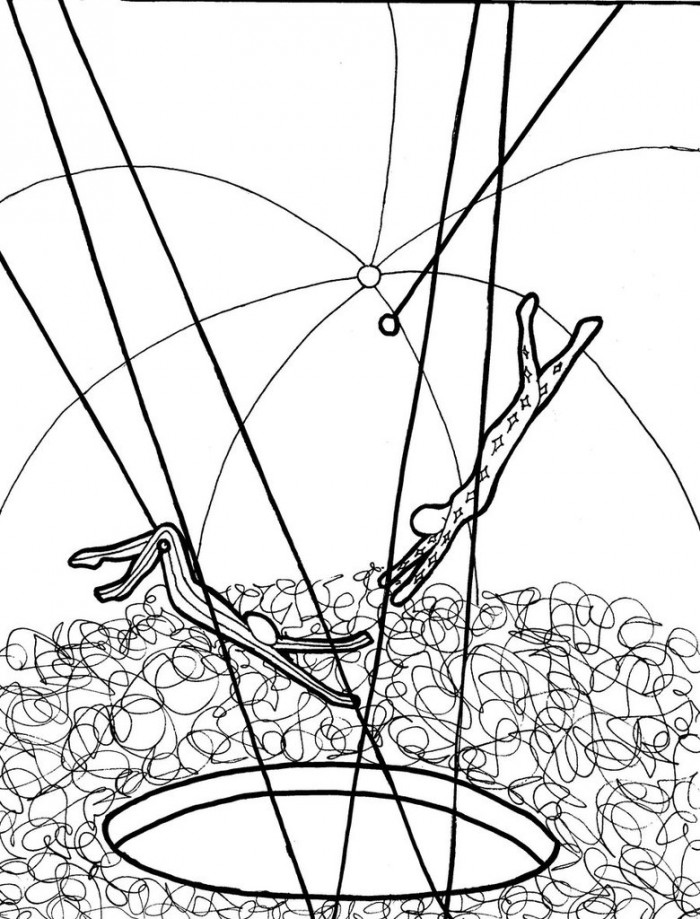 Kids Page: Circus Train Coloring Pages