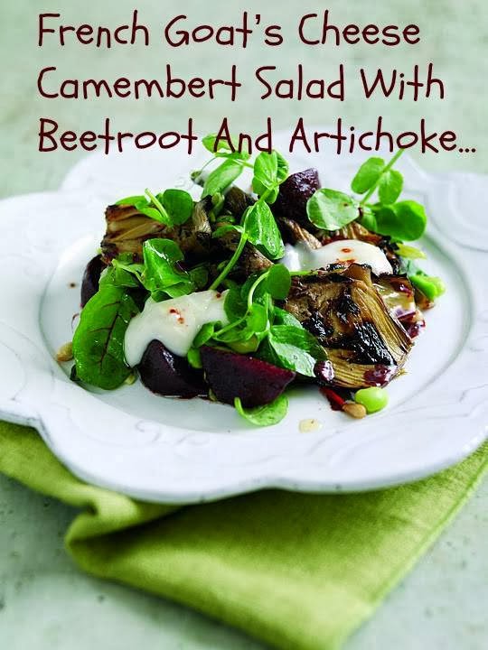 French Goat’s Cheese Camembert Salad - Claire Justine