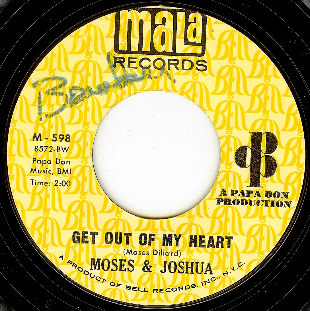 Derek's Daily 45: MOSES & JOSHUA - GET OUT OF MY HEART b/w THEY DON'T ...