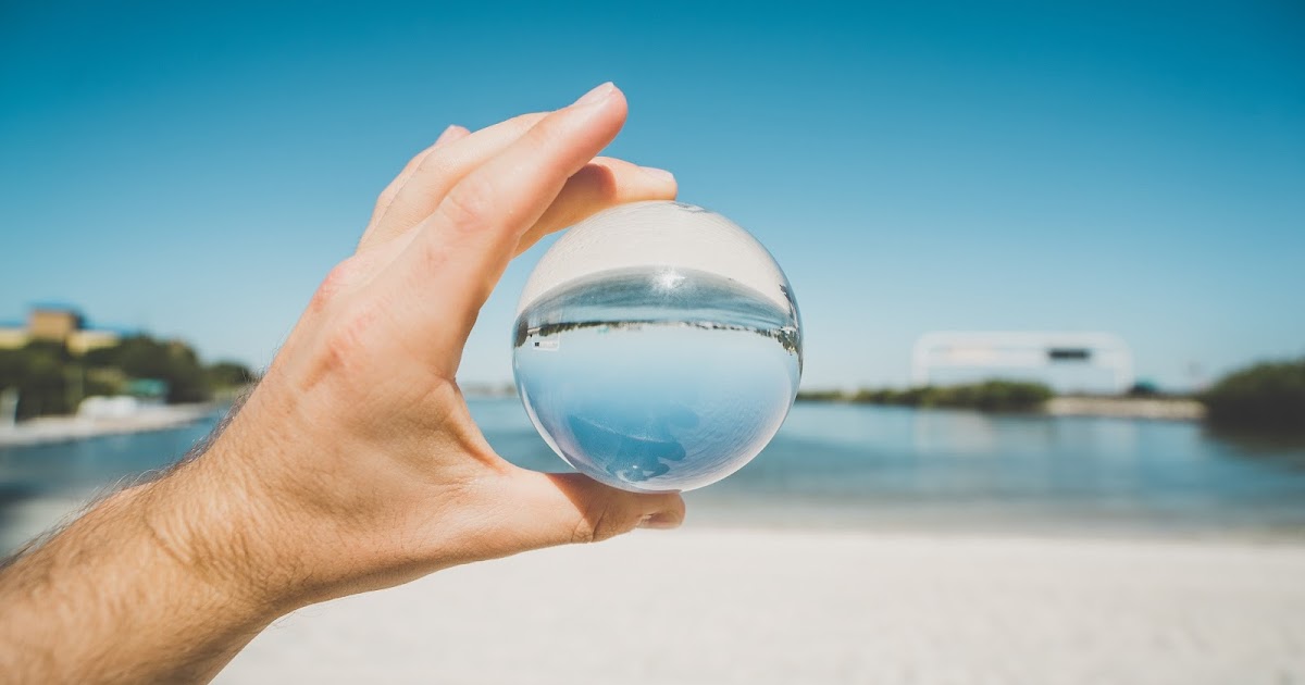 I chose to shoot my experimental series with a glass sphere. I had my ...