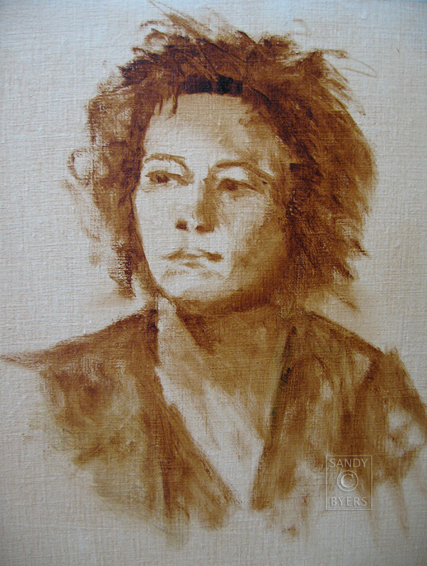 Sandy Byers ... paintings of my life: 20 minutes - what's the rush?