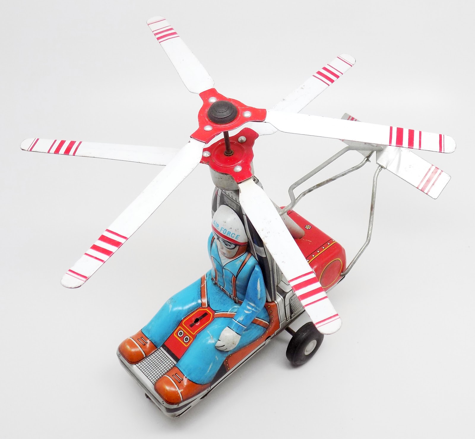 Toys and Stuff: Japan - Haji USAF Gyrodyne XRON-1 Rotorcycle