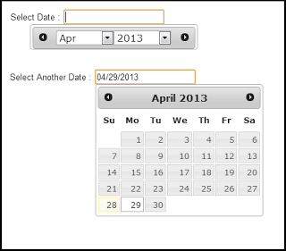 Show only Month and Year in only one jQuery UI DatePicker in case of ...