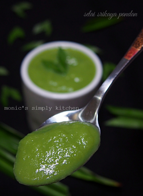 Selai Srikaya Pandan Homemade - Monic's Simply Kitchen
