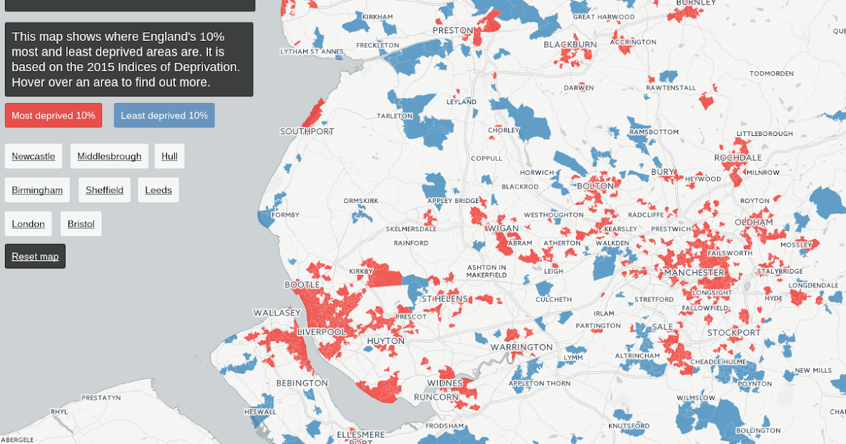Stats, Maps n Pix: Deprivation and affluence, cheek-by-jowl