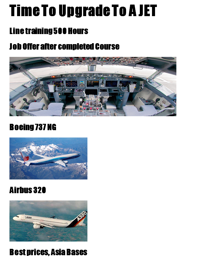 Jet Type Rating Line Training Boeing 737-800 Airbus 320 Indian Pilots ...