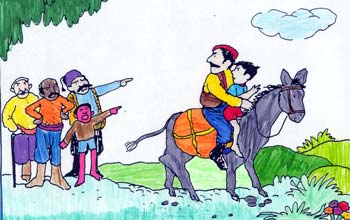 Cool Stories 4 kids...: The Man, the Boy, and the Donkey