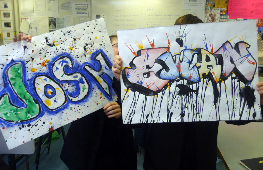 Chellaston Art Department: Year 8 Graffiti Project
