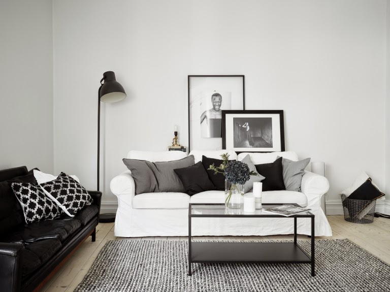my scandinavian home: The perfect black, white and grey apartment