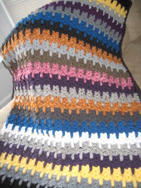 My Farm on the Hill: Crochet kitty cat afghan